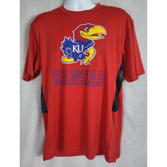 Campus Heritage | Shirts | Kansas Jayhawks Tshirt Sz L Red Ku ...